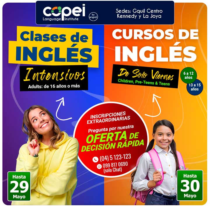 Cursos de Inglés 2P - COPEI Language Institute by ESPOL
