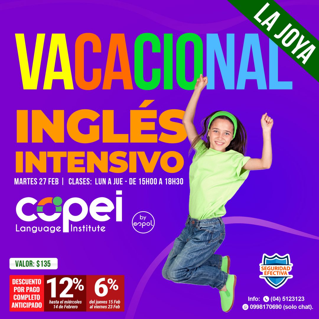Vacacional Inglés Intensivo - COPEI Language Institute by ESPOL
