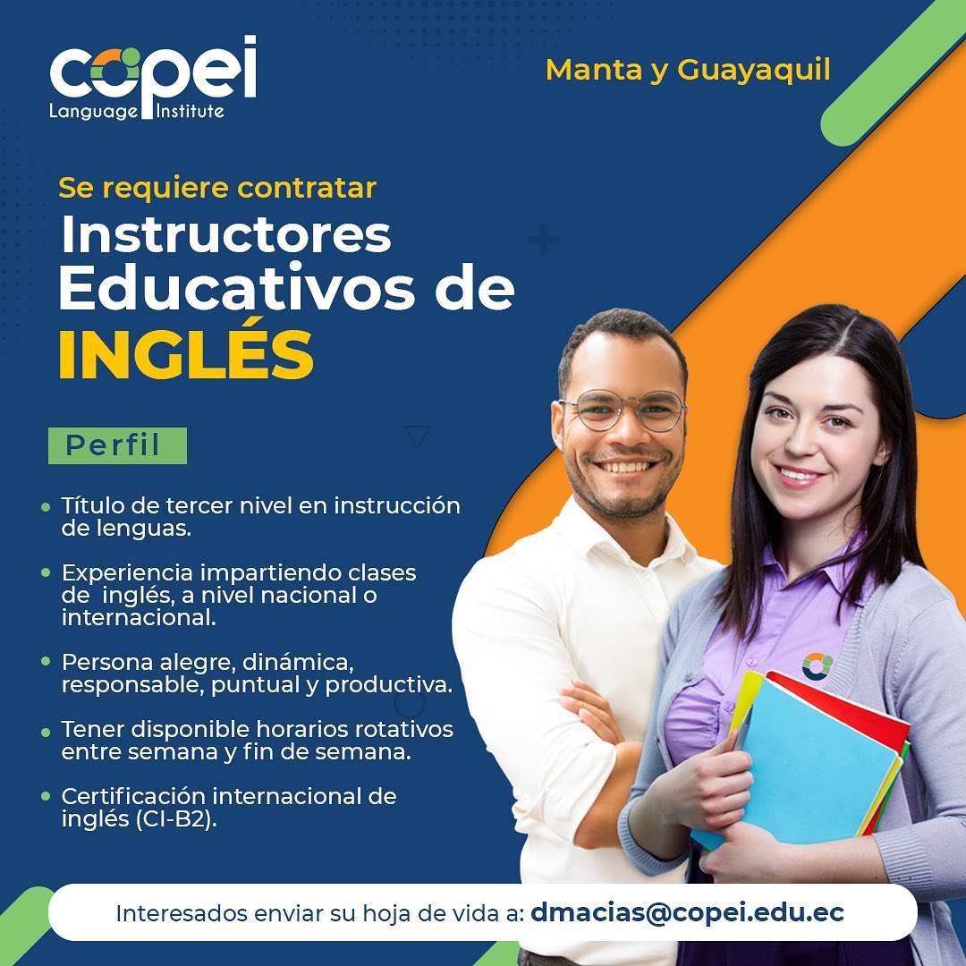Trabaja en COPEI - COPEI Language Institute
