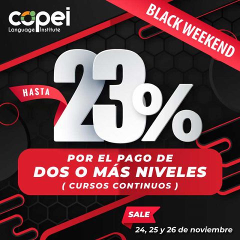 black weekend - COPEI Language Institute by ESPOL