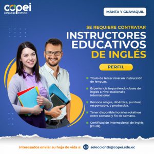 Trabaja en COPEI - COPEI Language Institute by ESPOL